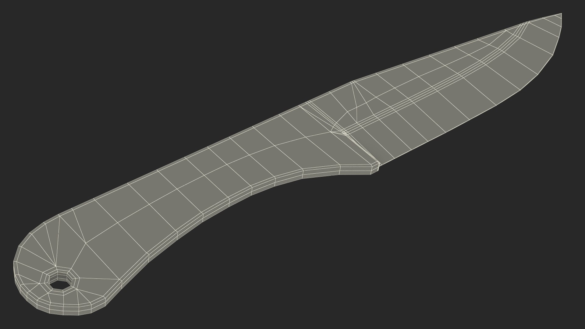 Fling Throwing Knife Old 3D Model - TurboSquid 2068848