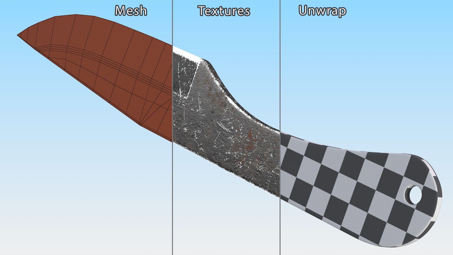 Fling Throwing Knife Old 3D Model - TurboSquid 2068848