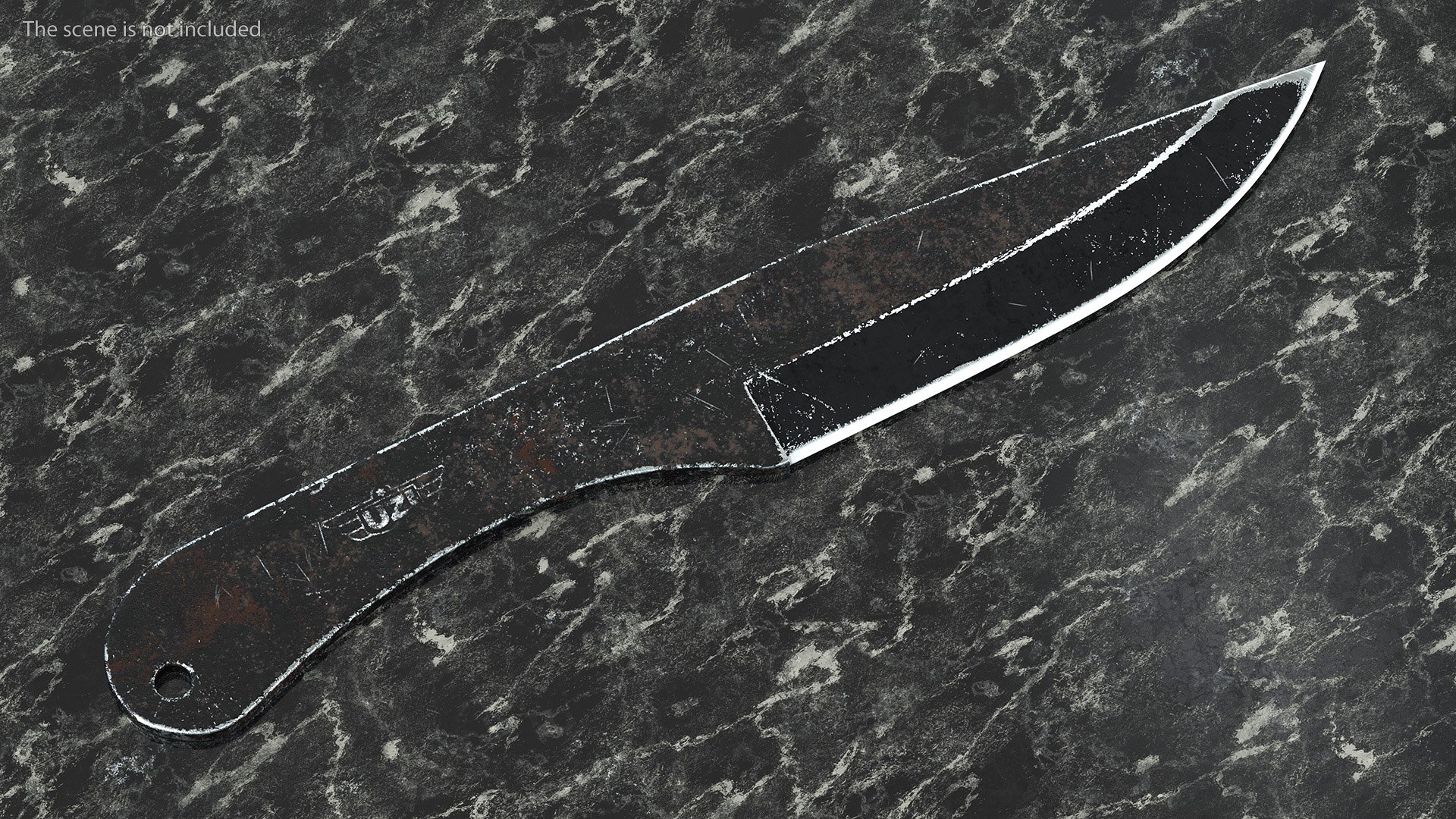 Fling Throwing Knife Old 3D Model - TurboSquid 2068848