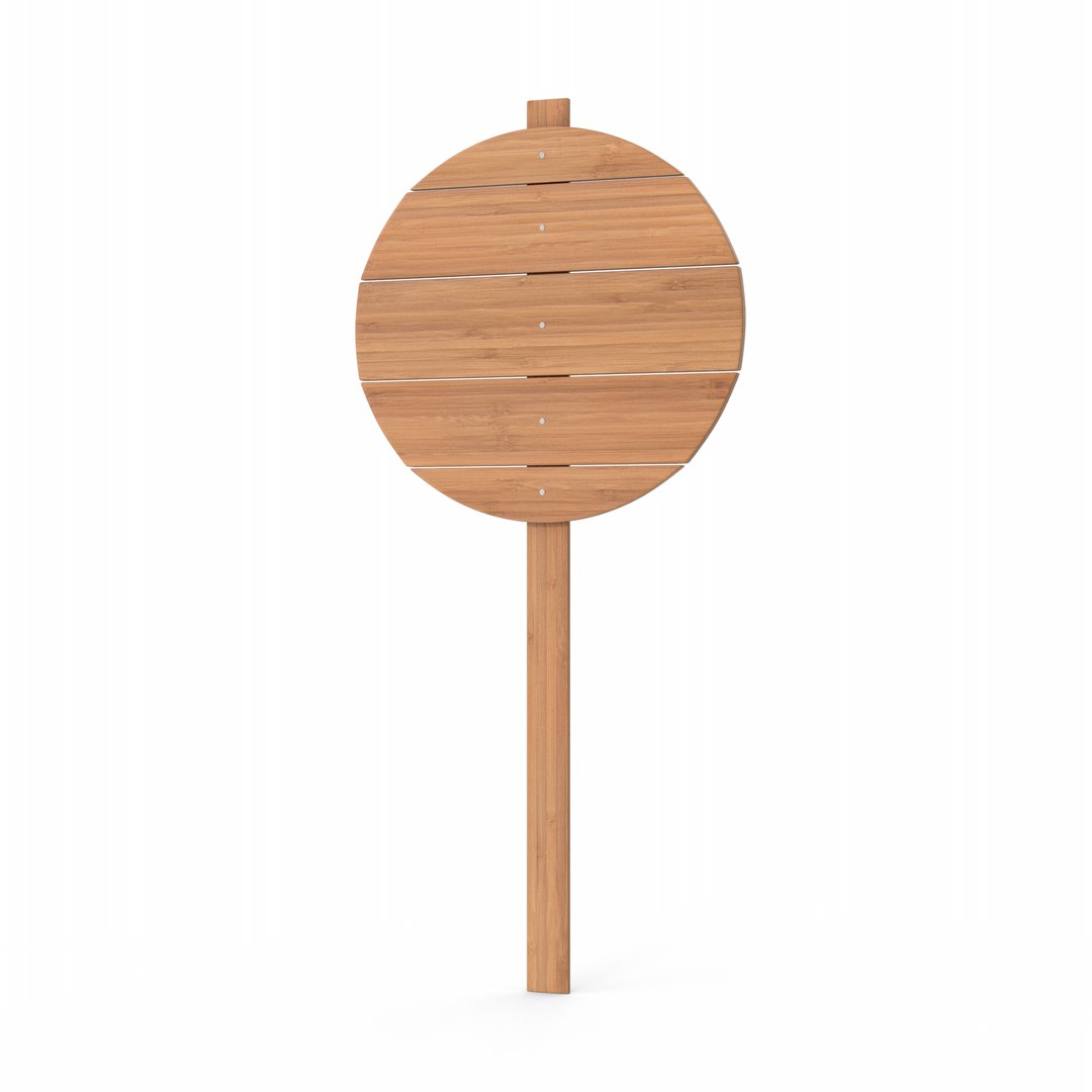 Wooden Signboard 3D Model - TurboSquid 2124537
