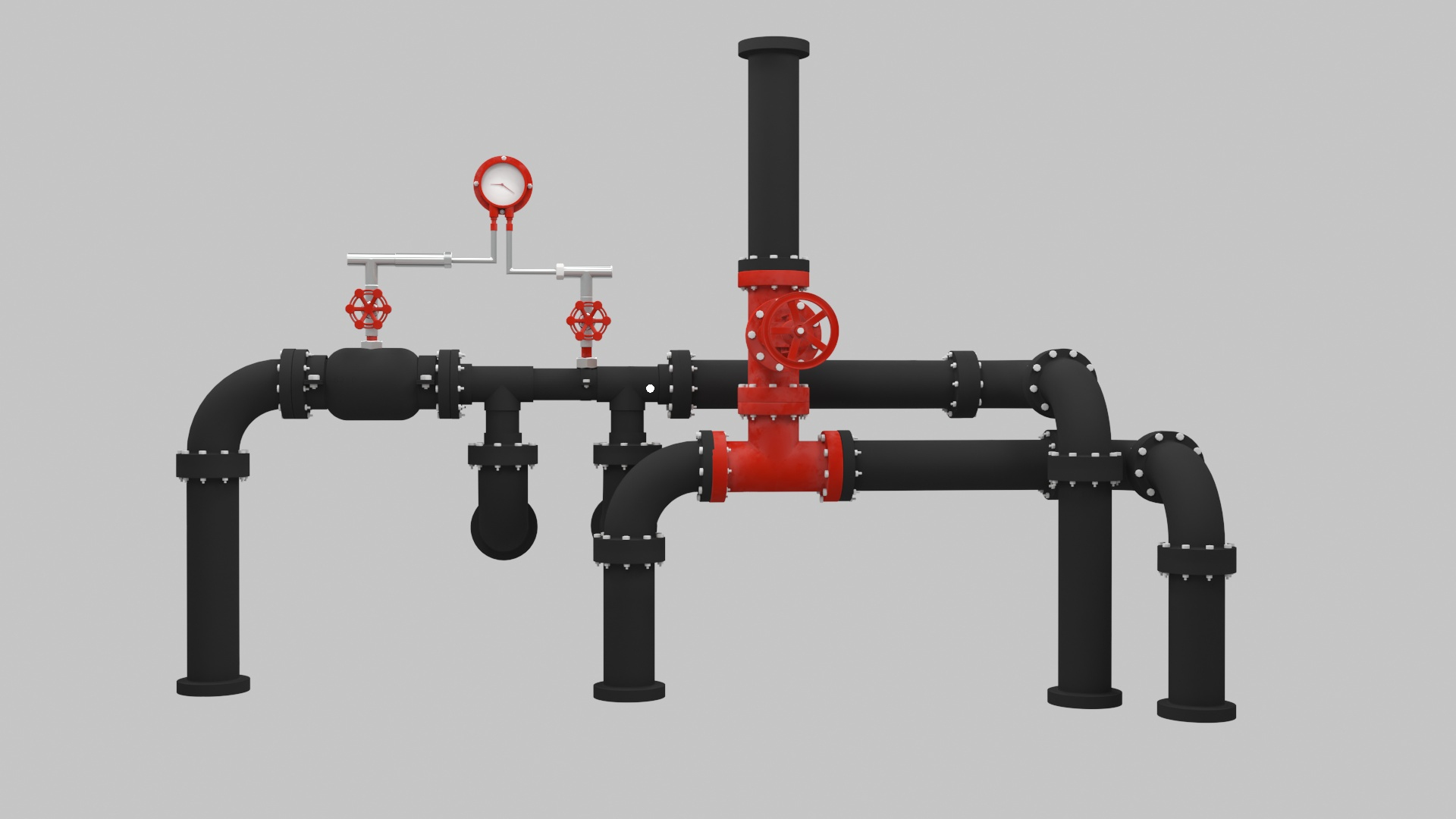 3D Model Industrial Pipe - TurboSquid 1798436
