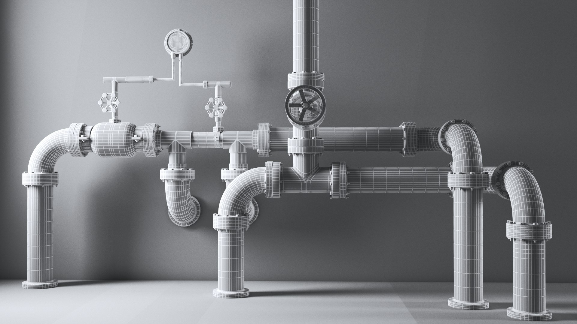 3D Model Industrial Pipe - TurboSquid 1798436