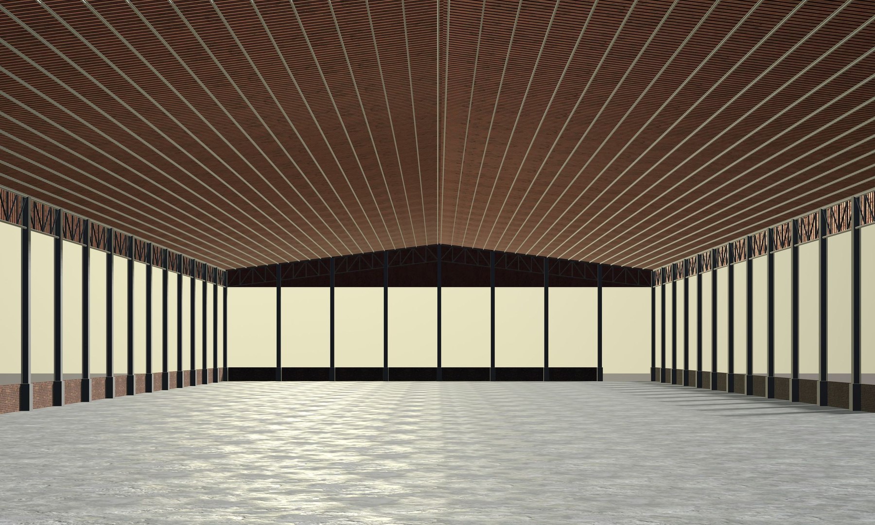 Warehouse With Clear Space 3D - TurboSquid 2036133