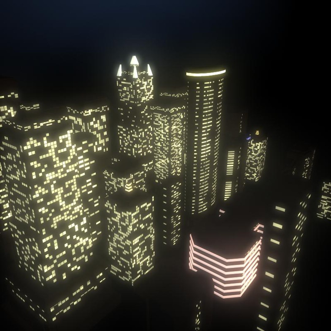 City Buildings 3d Model