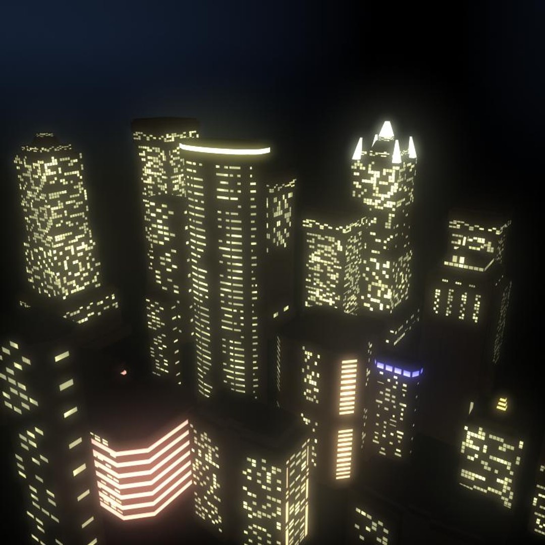 City Buildings 3d Model