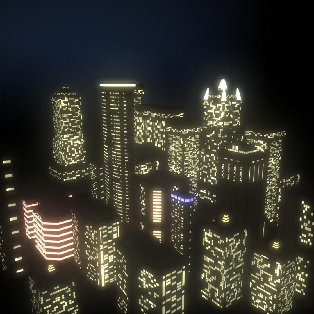 City Buildings 3d Model