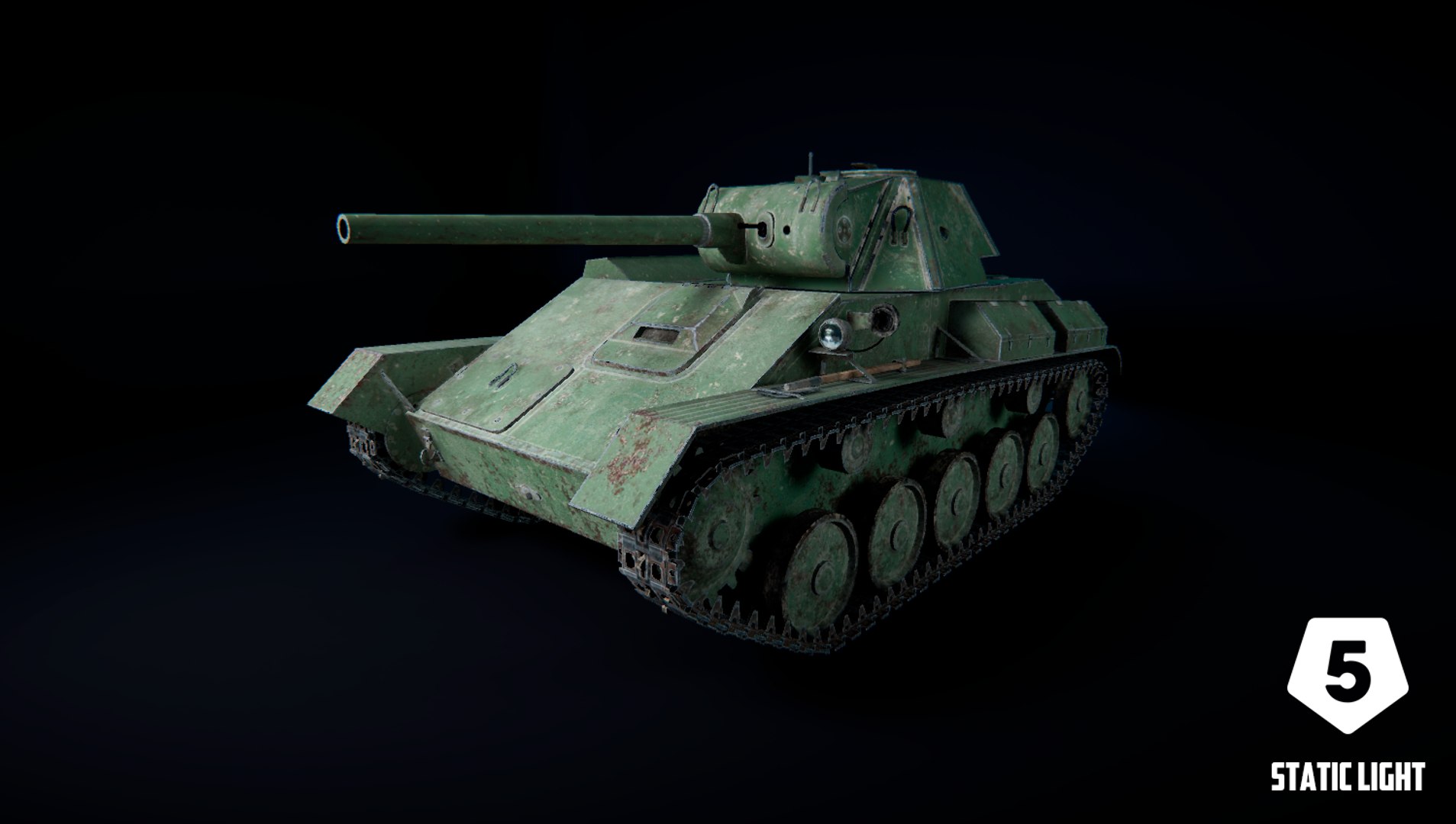 3D model ussr tank t-70 - TurboSquid 1268601