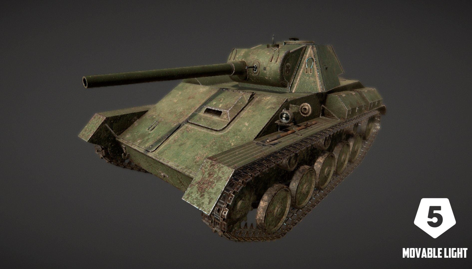 3D model ussr tank t-70 - TurboSquid 1268601