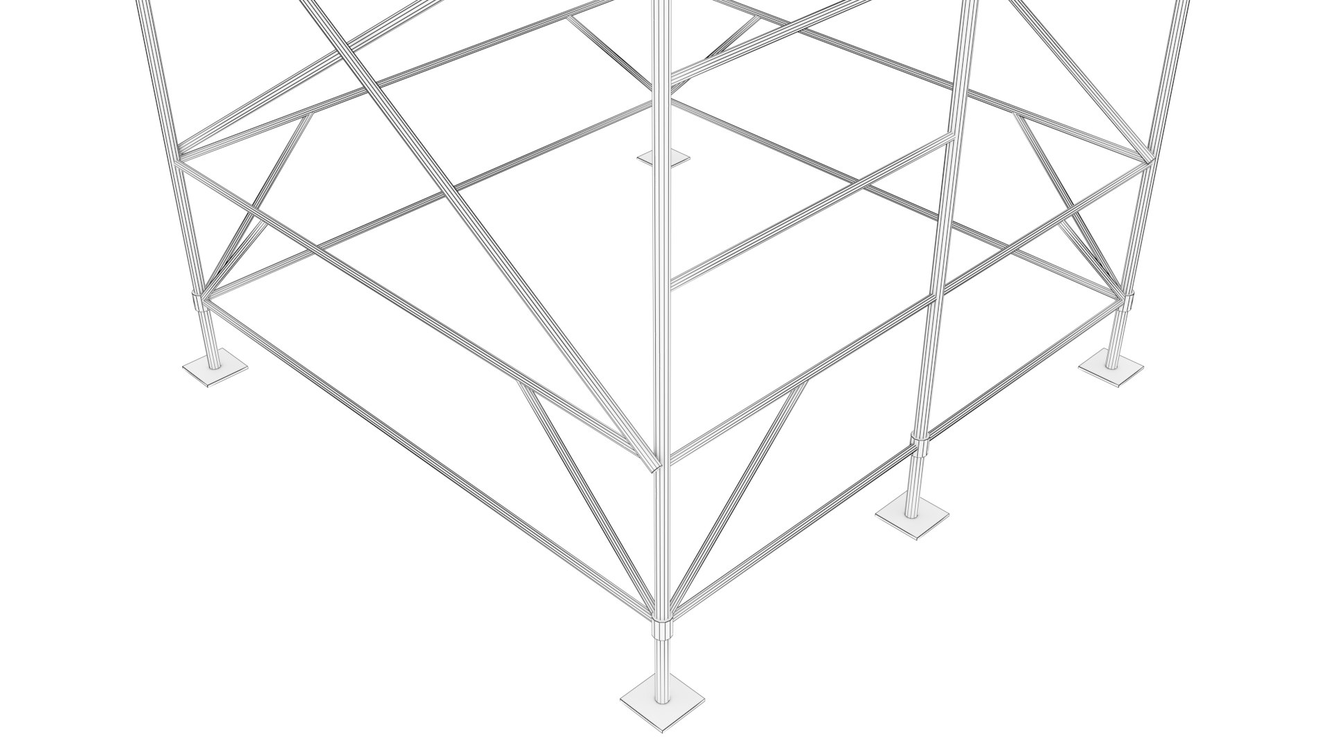 Scaffolding 3D Model - TurboSquid 1835884