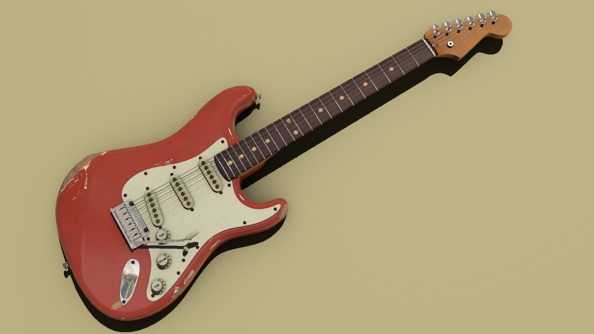 Electric guitar model - TurboSquid 1208987