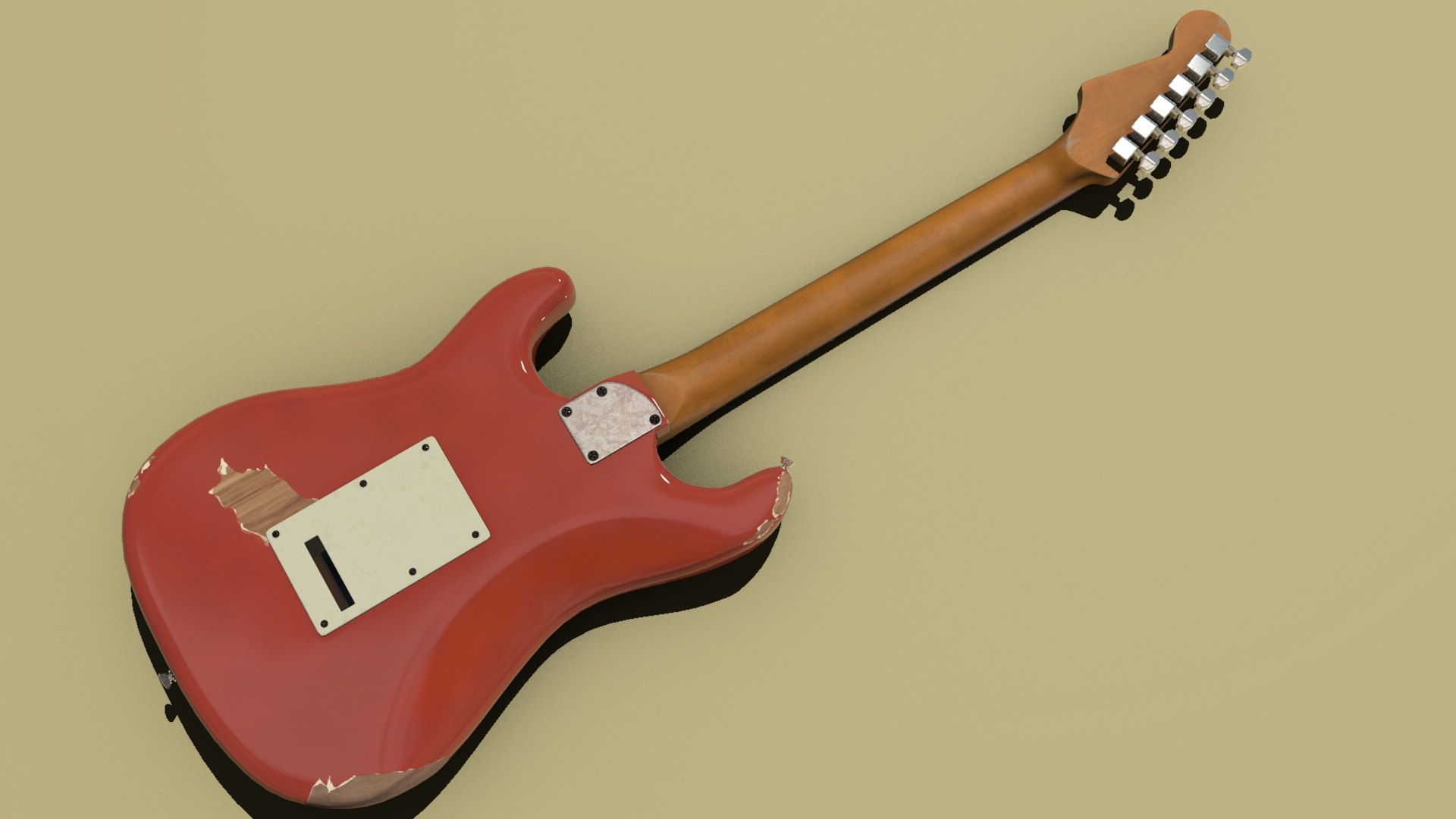 Electric guitar model - TurboSquid 1208987