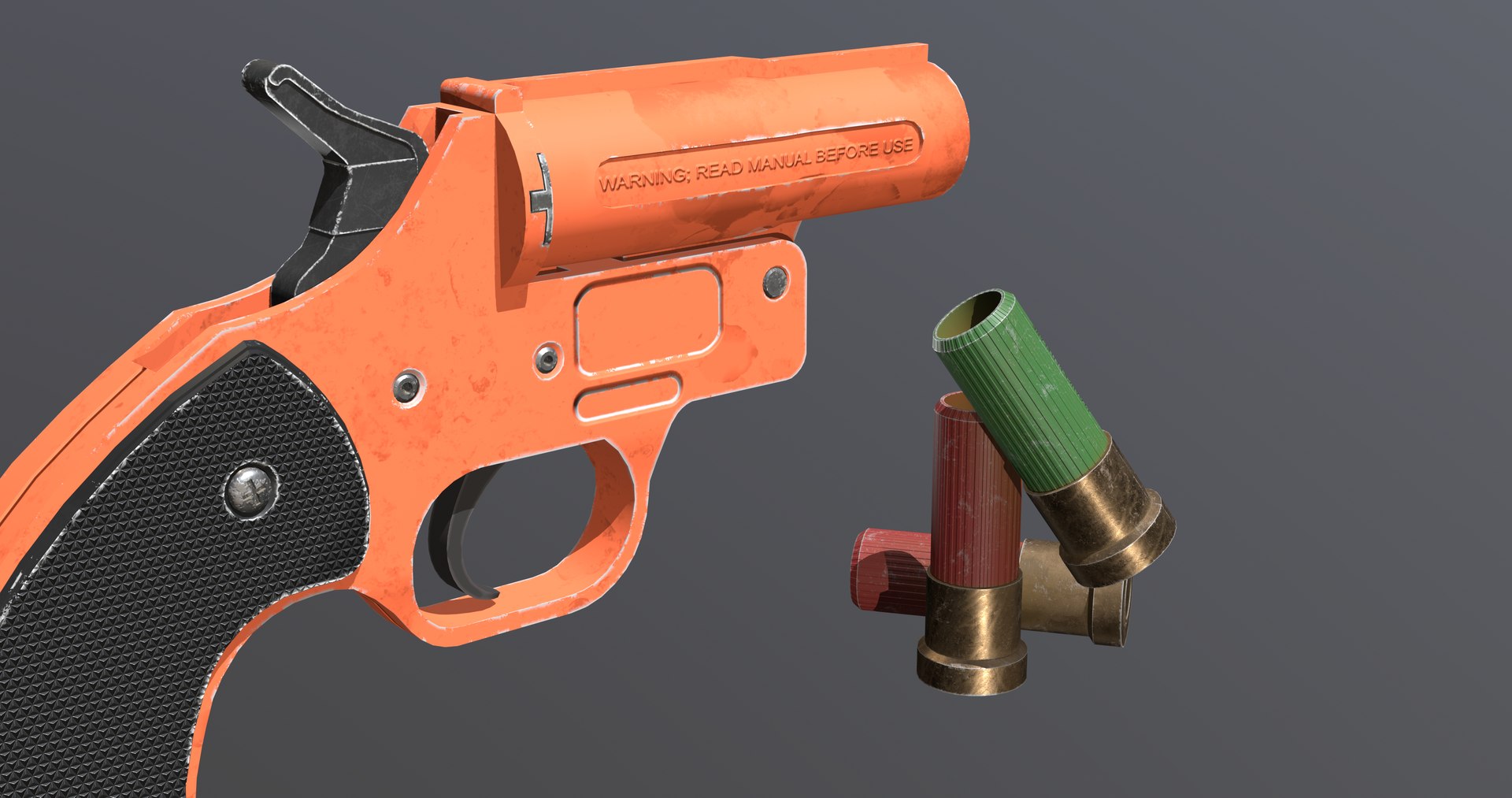 3D Model Flare Gun - TurboSquid 2255630