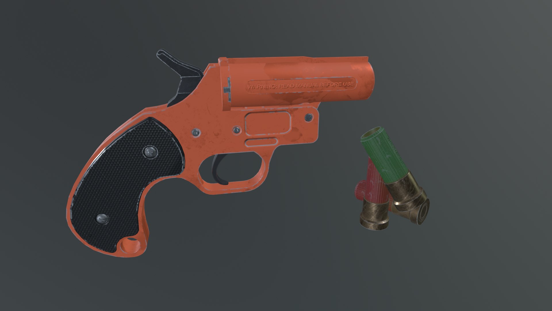 3D Model Flare Gun - TurboSquid 2255630