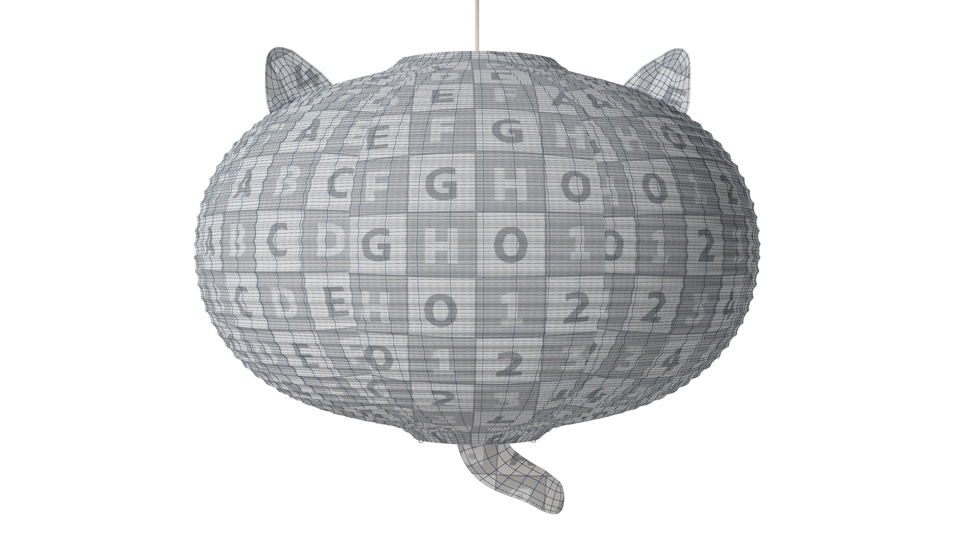 3D Model HM Home Fox Paper Lamp Shade - TurboSquid 2195289