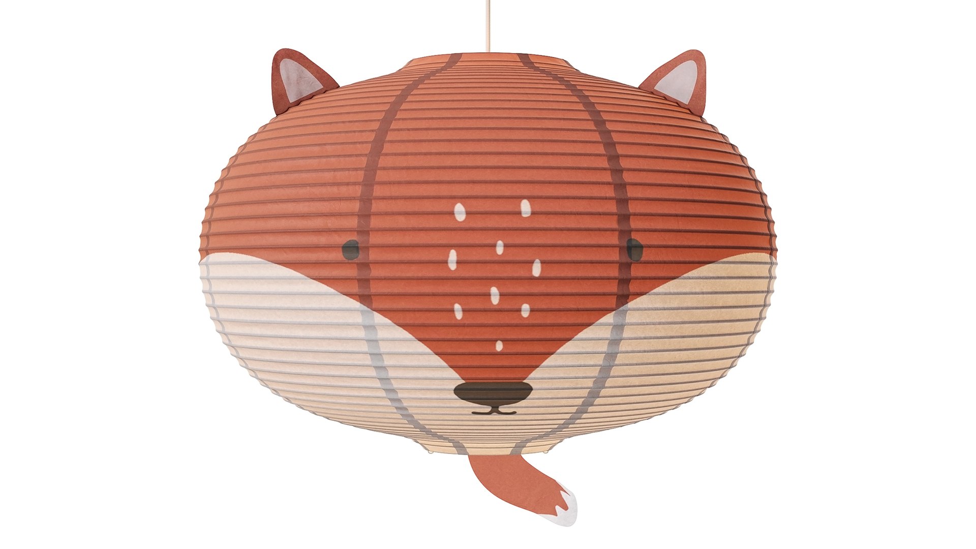 3D Model HM Home Fox Paper Lamp Shade - TurboSquid 2195289