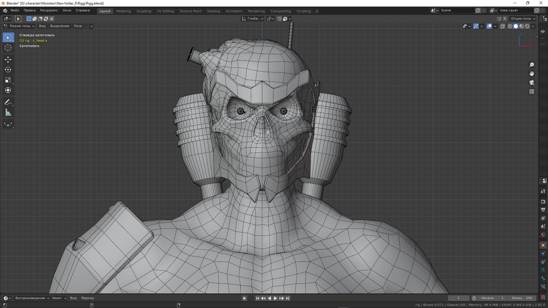 3D Techno-Zombie - TurboSquid 1745027