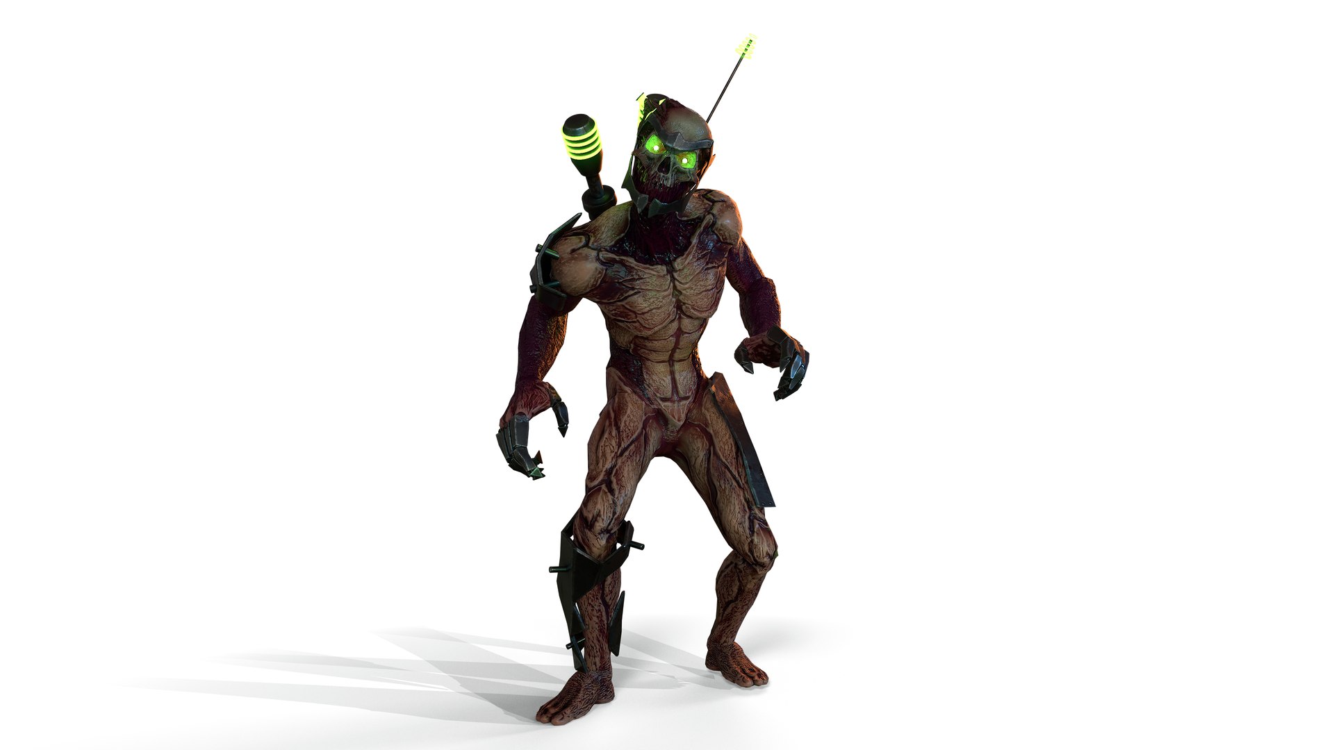 3D Techno-Zombie - TurboSquid 1745027