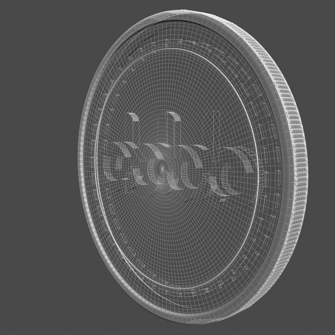 Abbc Cryptocurrency Gold Coin 3D Model - TurboSquid 1765046