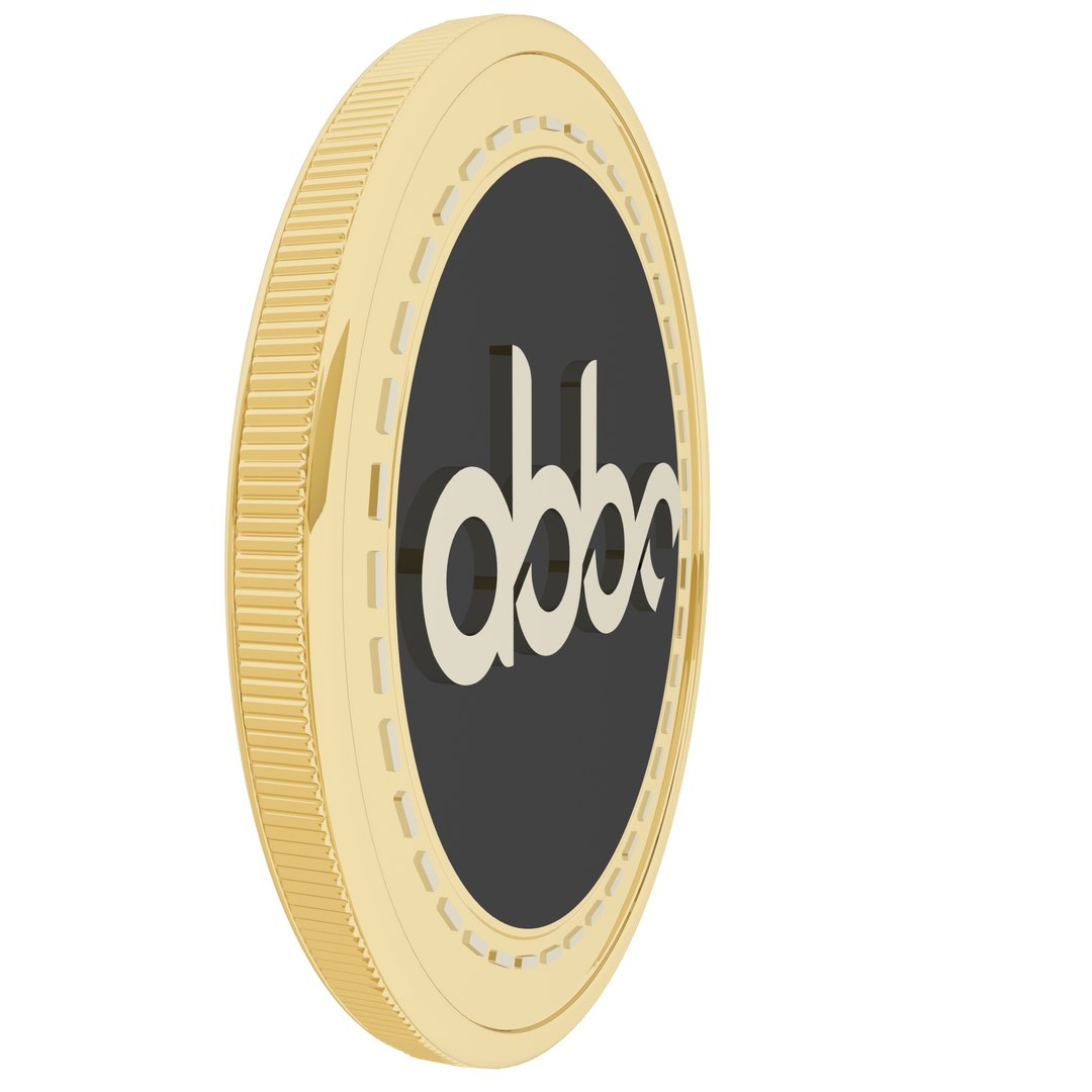 Abbc Cryptocurrency Gold Coin 3D Model - TurboSquid 1765046