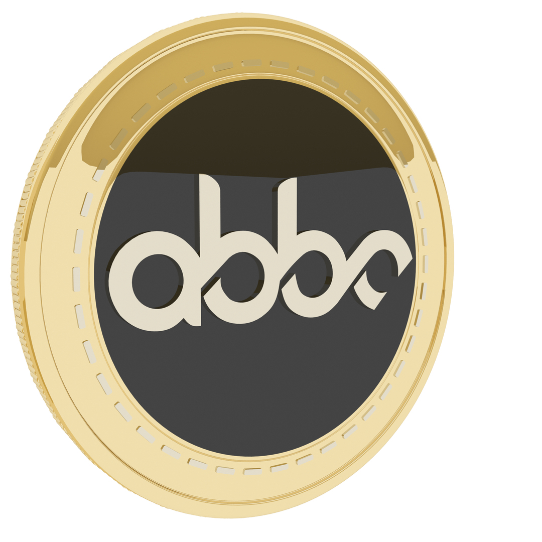 Abbc Cryptocurrency Gold Coin 3D Model - TurboSquid 1765046