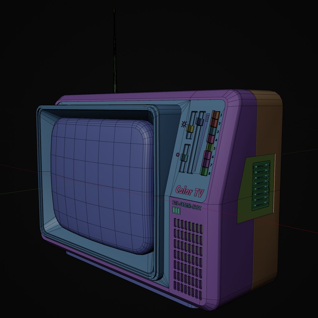 Old TV 3D model - TurboSquid 1847182