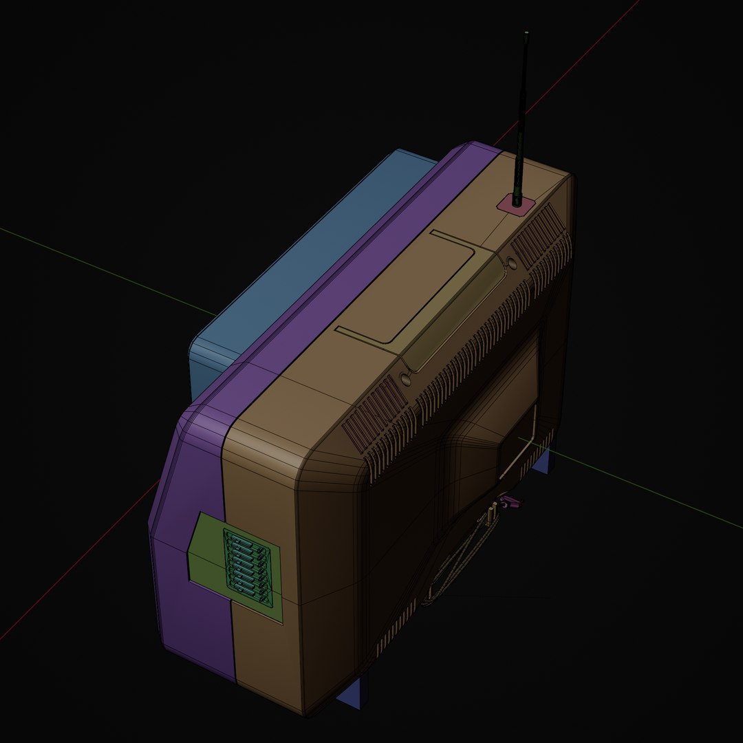 Old TV 3D model - TurboSquid 1847182