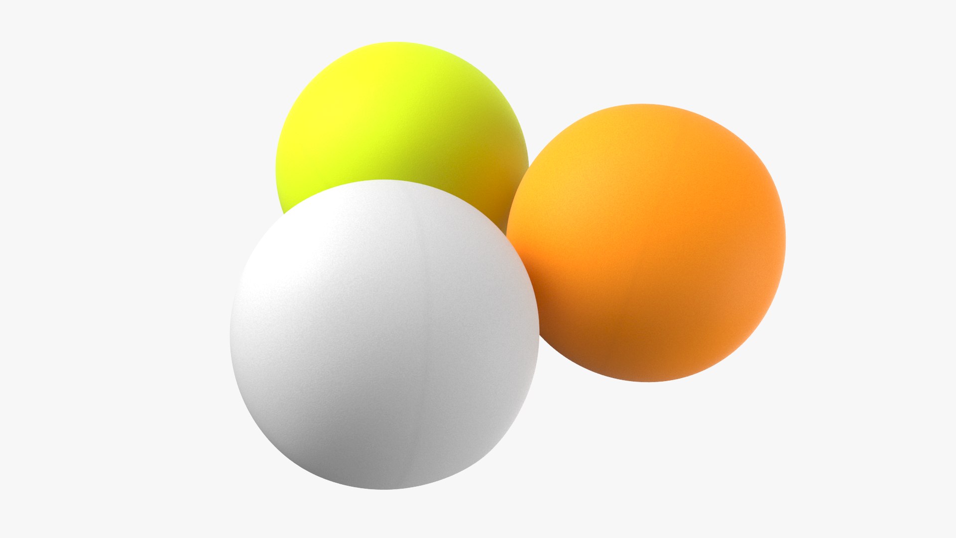 3D Model Ping Pong Balls - TurboSquid 1449527