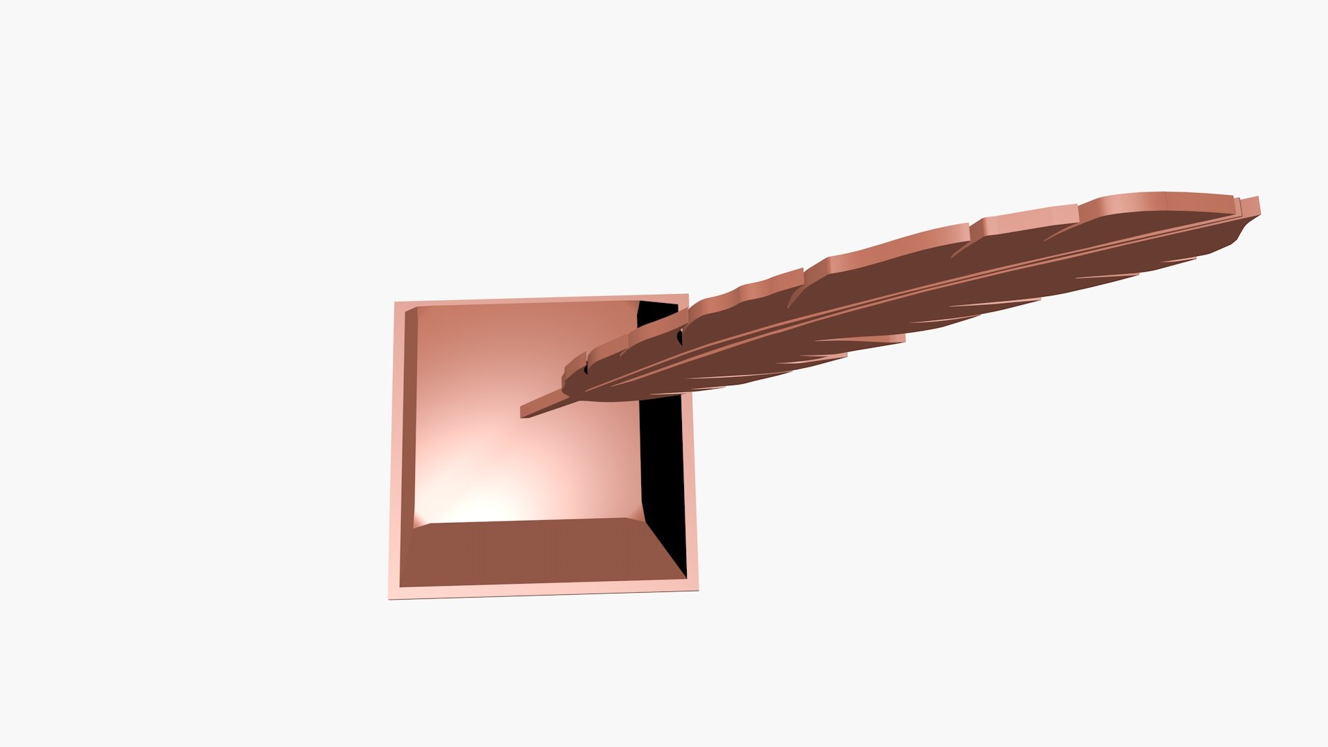 Feather Award Trophy 3D - TurboSquid 1797660