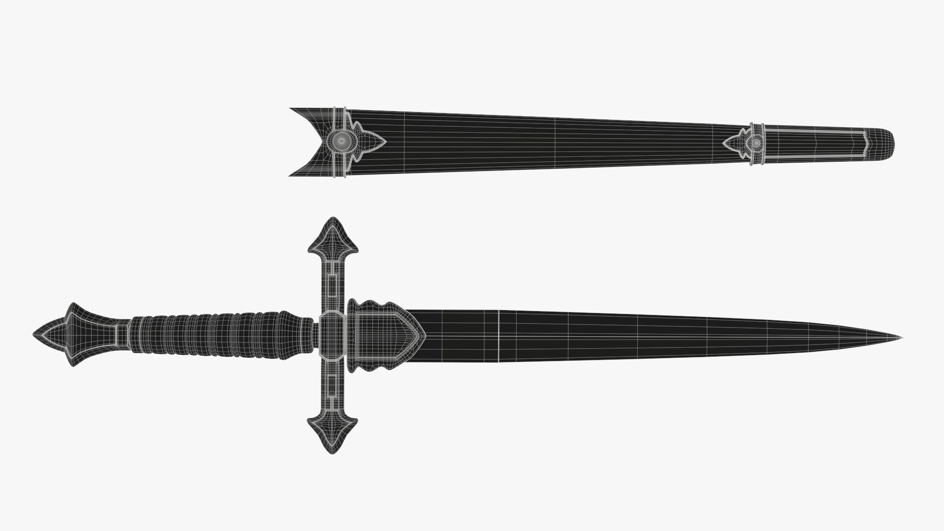 3D Dagger Fantasy - TurboSquid 1404274