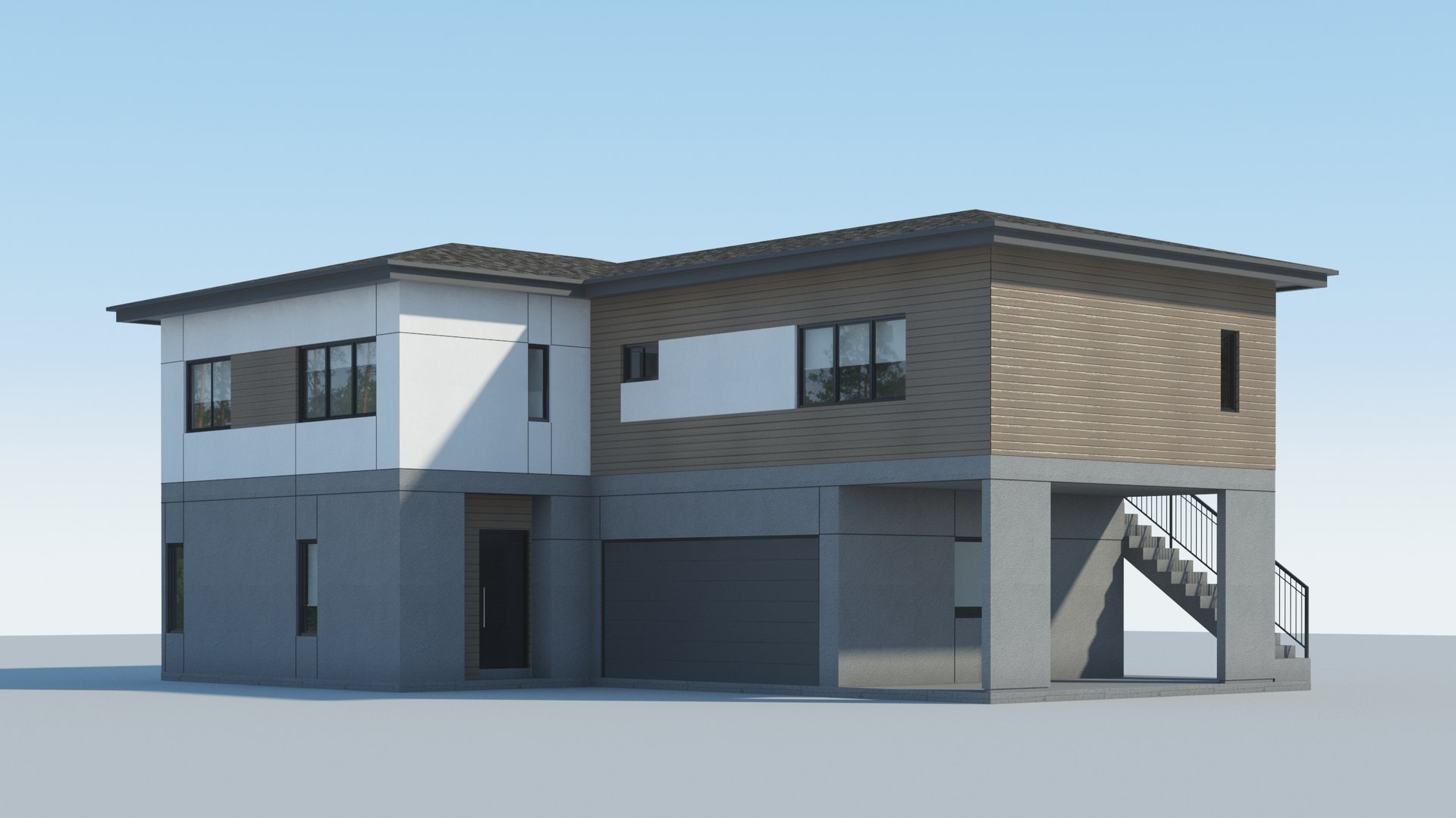 3D SINGLE FAMILY HOUSE -COLLECTION - TurboSquid 2238095