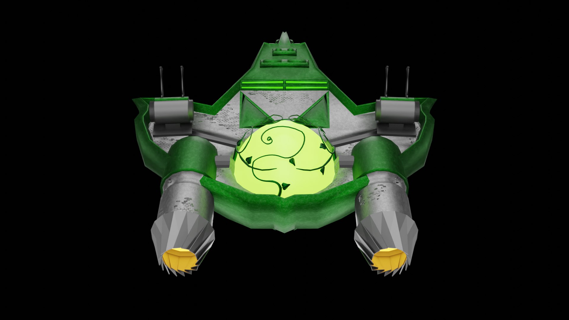 3D Arborec Destroyer - TurboSquid 1795226