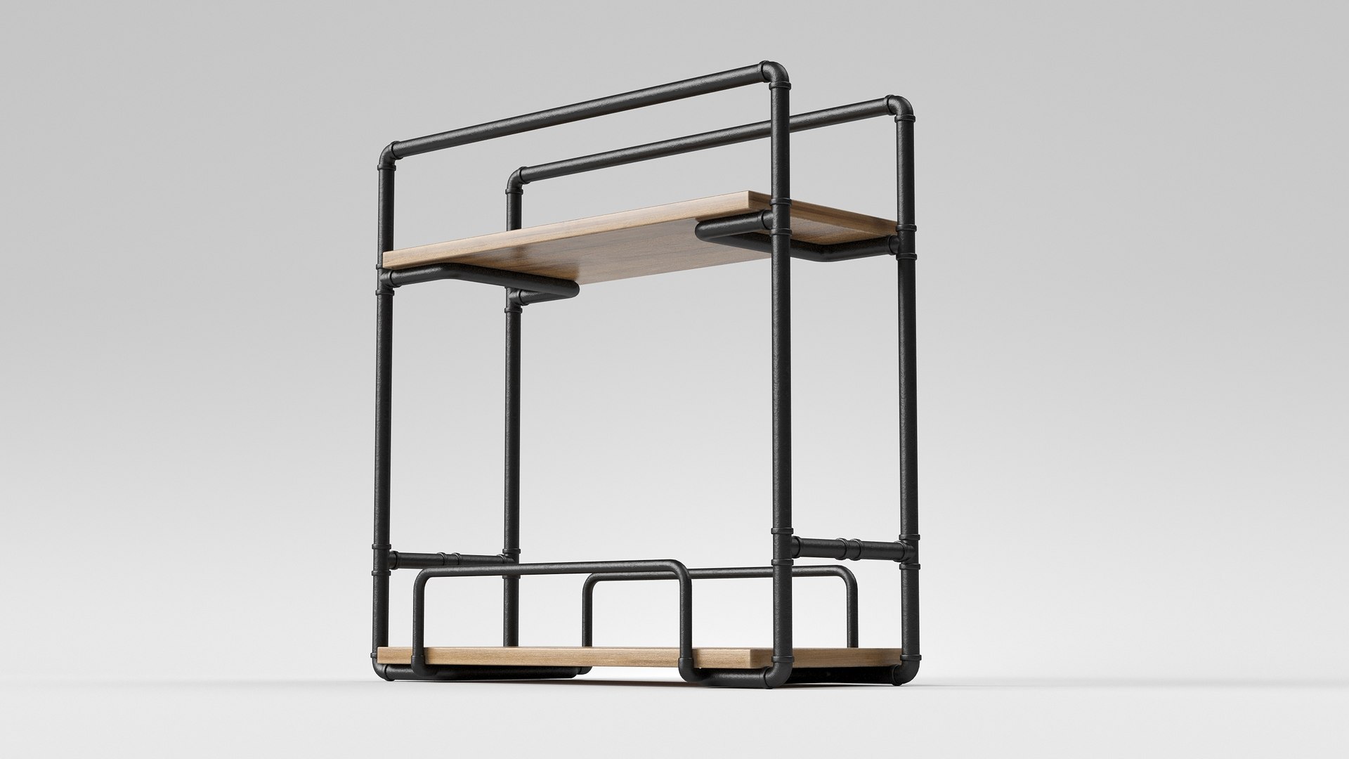 3D Model Realistic Rack Pipes - TurboSquid 1587148