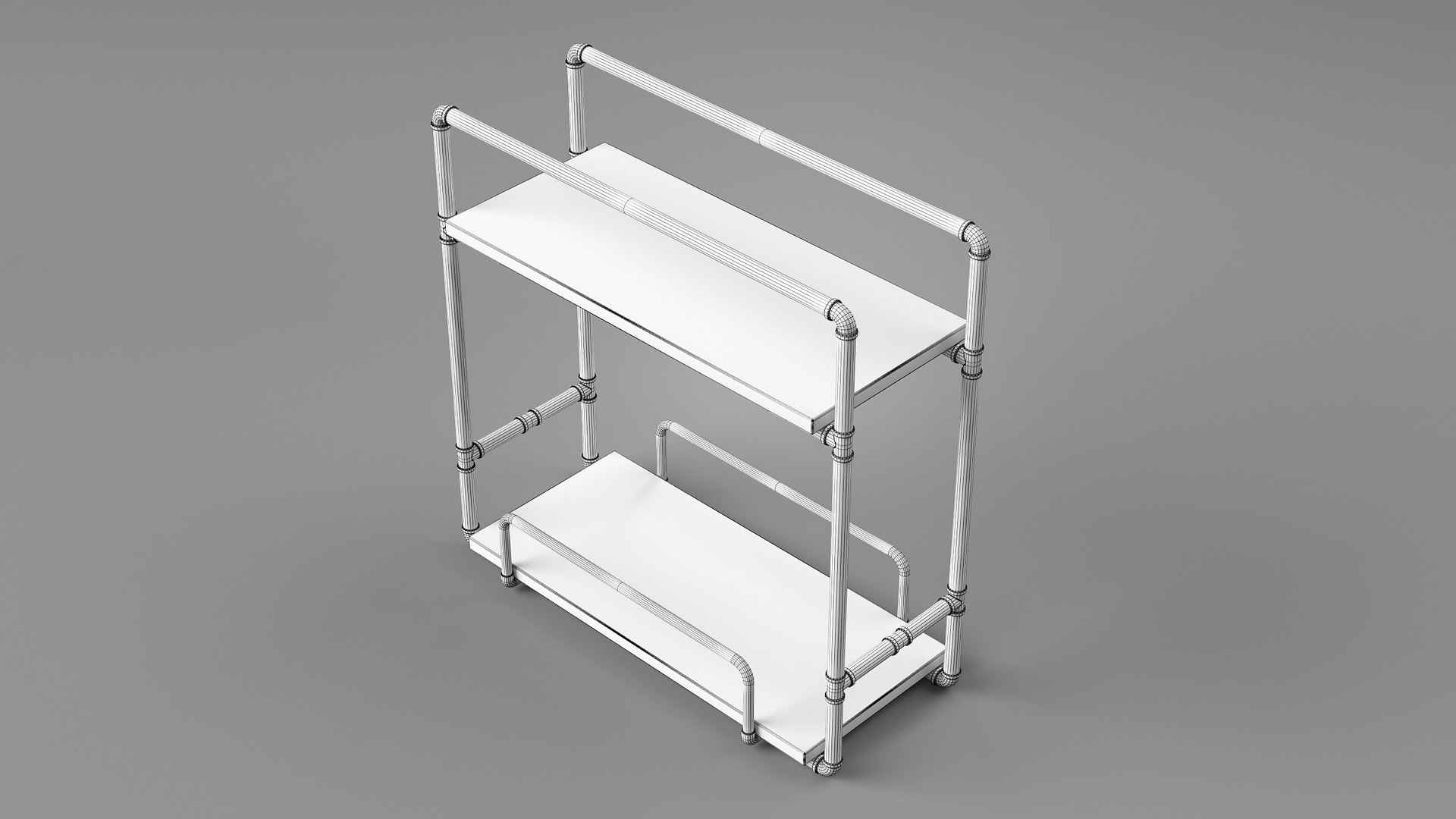 3D Model Realistic Rack Pipes - TurboSquid 1587148
