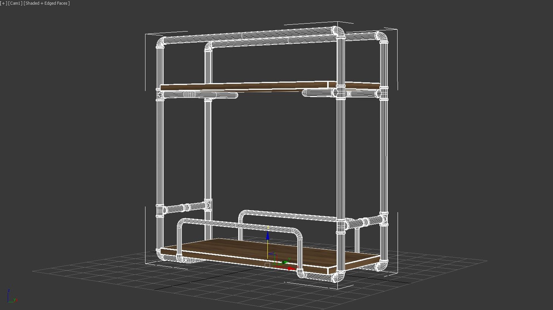3D Model Realistic Rack Pipes - TurboSquid 1587148