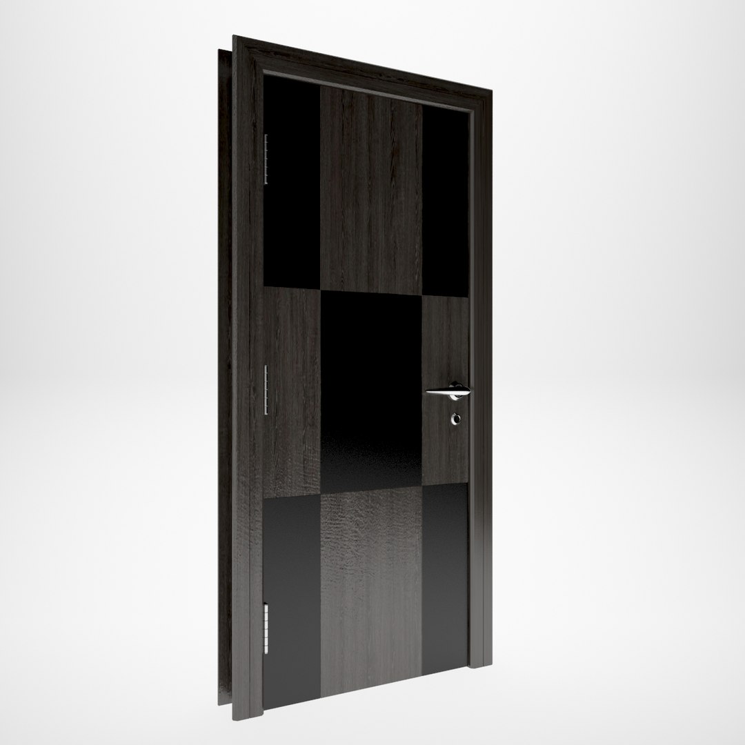 3D Wooden Door Interior Model - TurboSquid 1198167