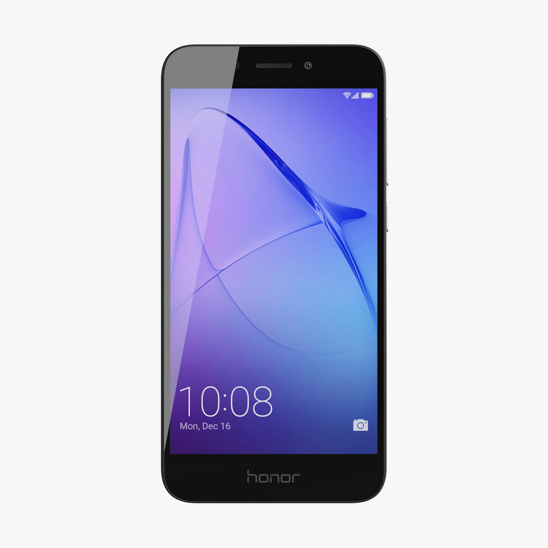 3D Realistic Honor 6a Gray Model - TurboSquid 1198891