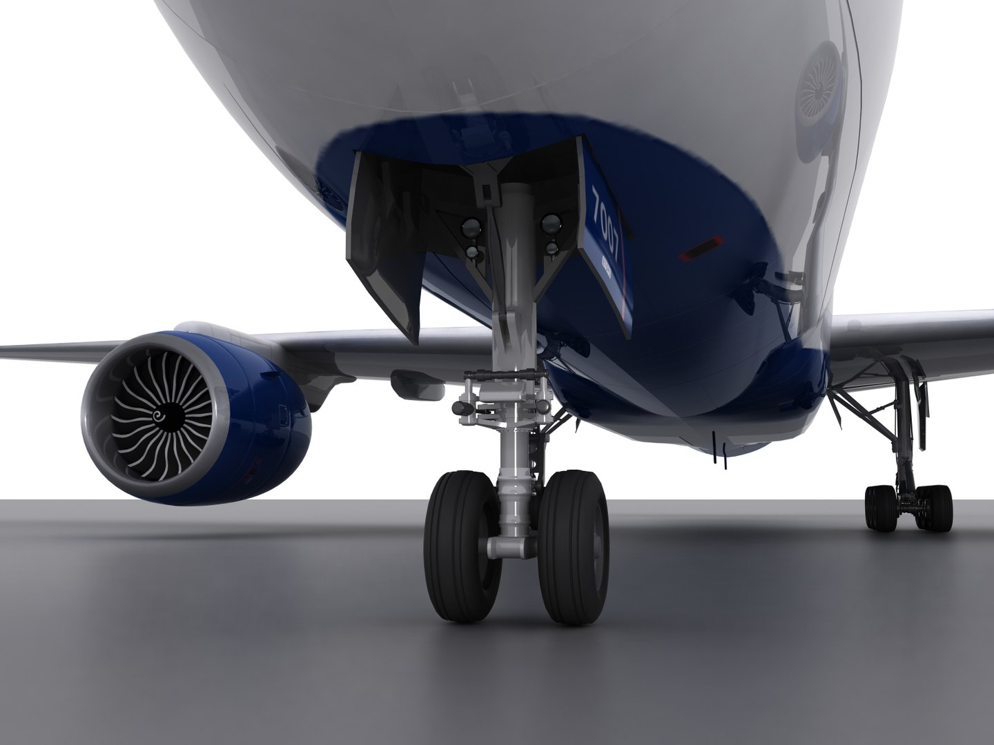 Aircraft Delta 3d Model