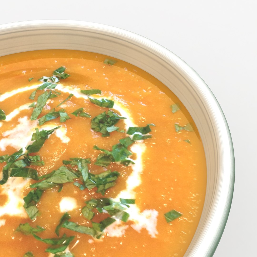3d Realistic Soup 2 Model