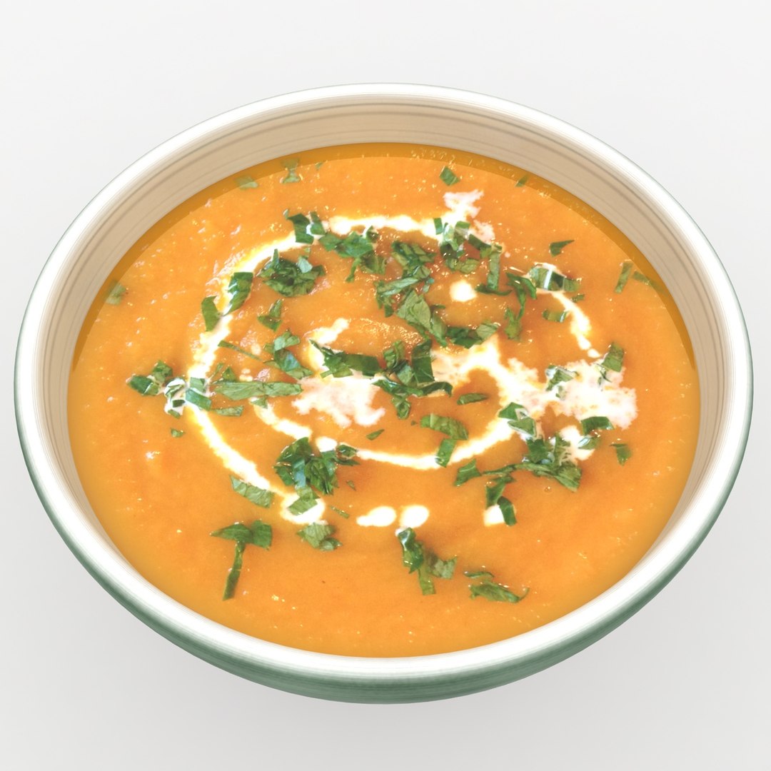 3d Realistic Soup 2 Model