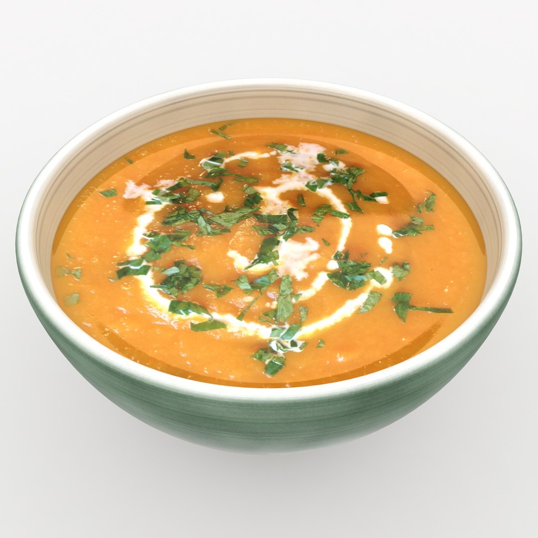 3d Realistic Soup 2 Model