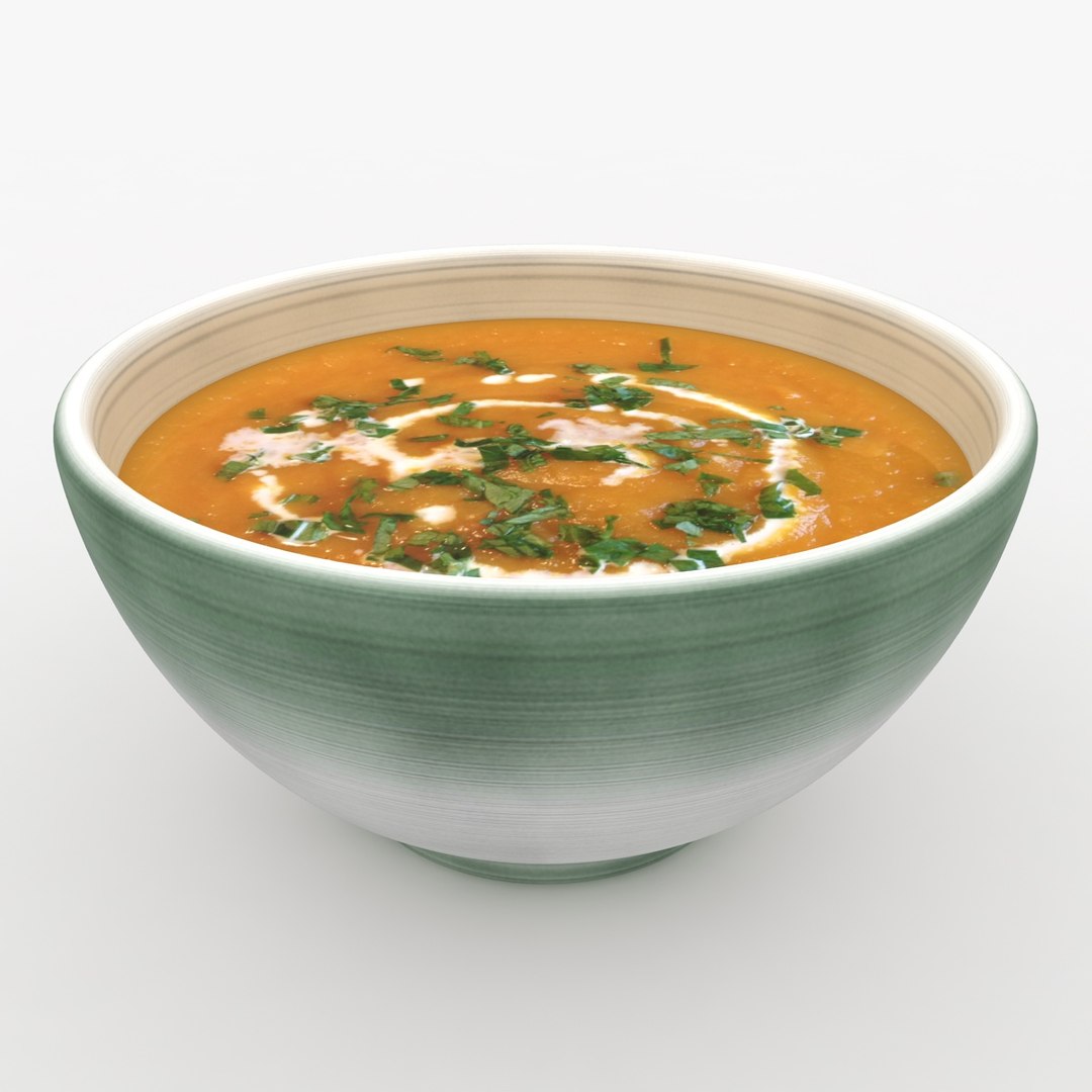 3d Realistic Soup 2 Model
