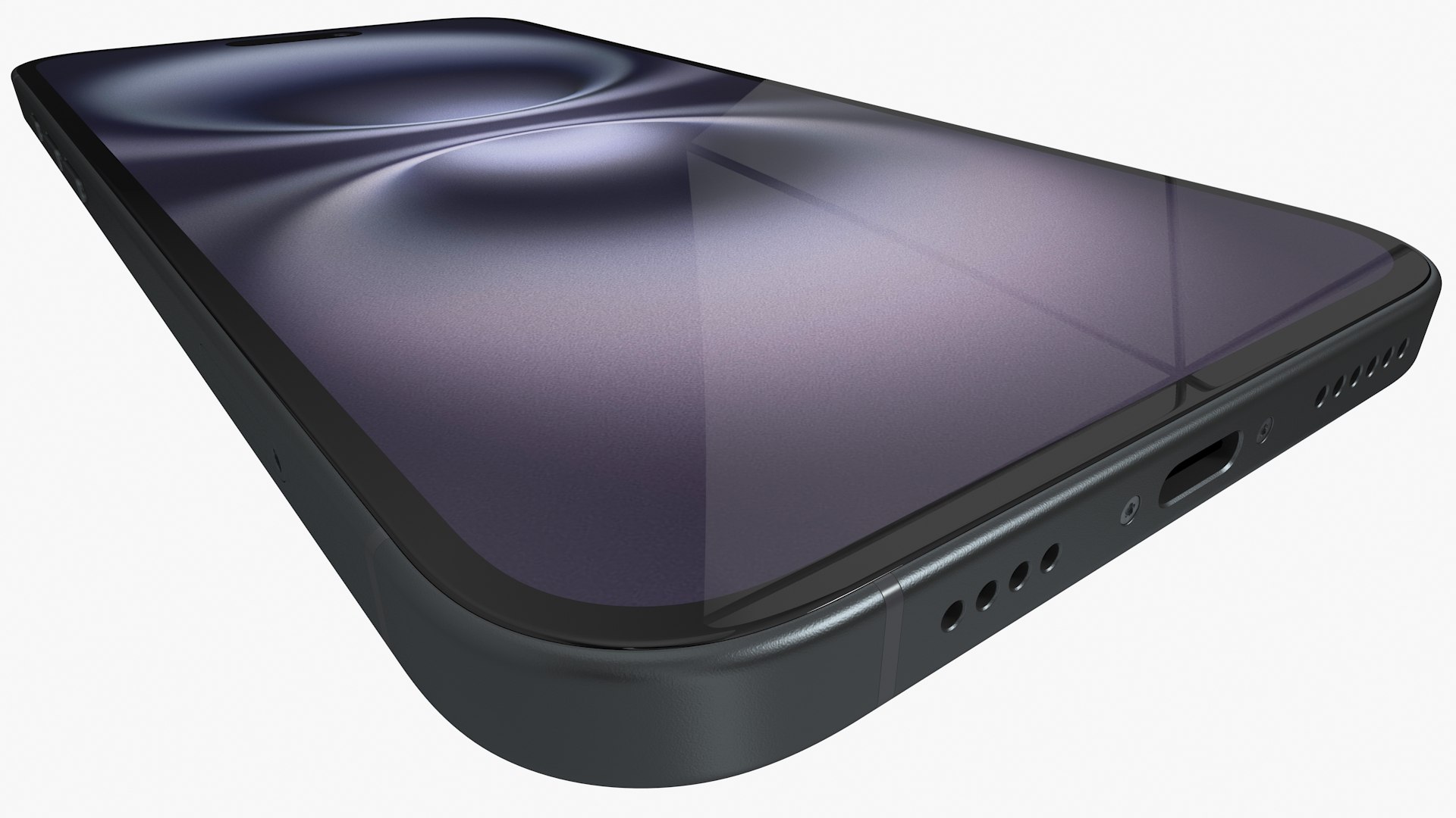 3D Apple IPhone 16 Plus Black - TurboSquid 2280604