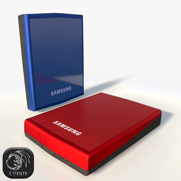 external hard drive samsung 3d model