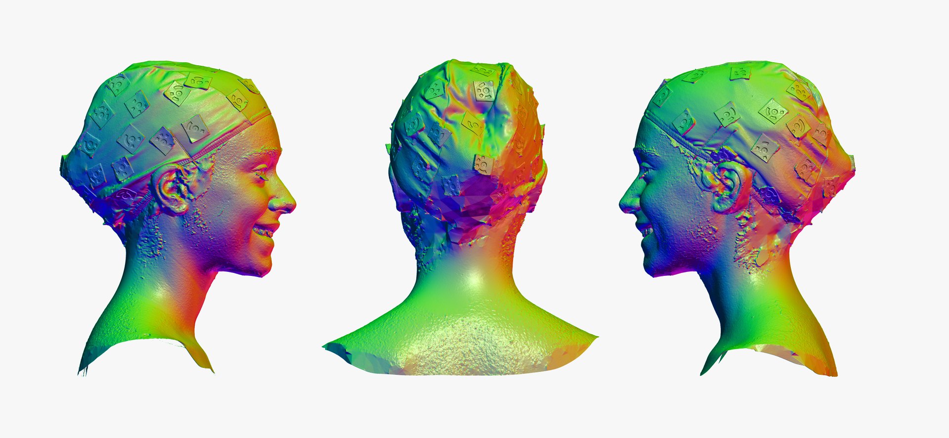 3D freya human head smile model - TurboSquid 1690763