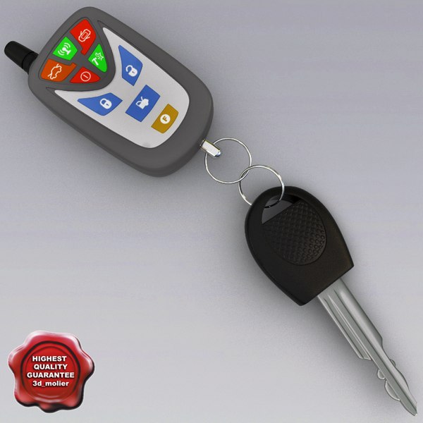 car key remote v1 3d max