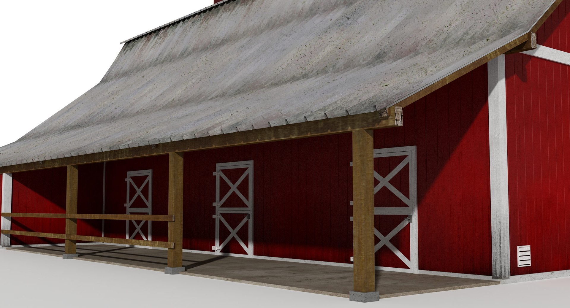 3D Barn Stable Building Interior - TurboSquid 1242498