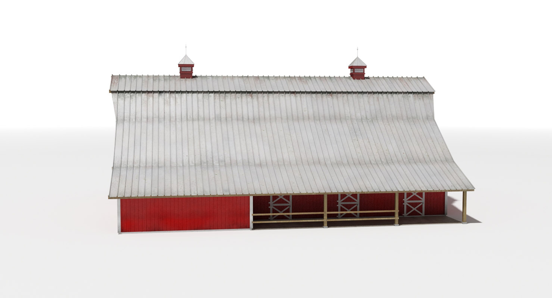 3D Barn Stable Building Interior - TurboSquid 1242498