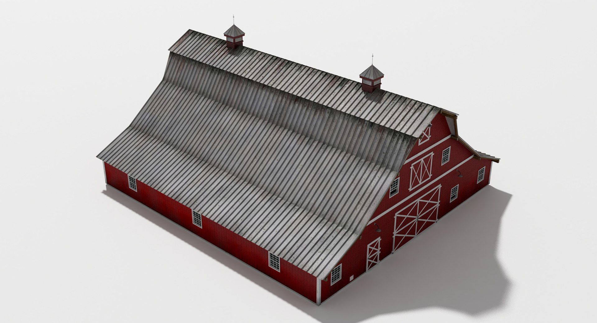 3D Barn Stable Building Interior - TurboSquid 1242498