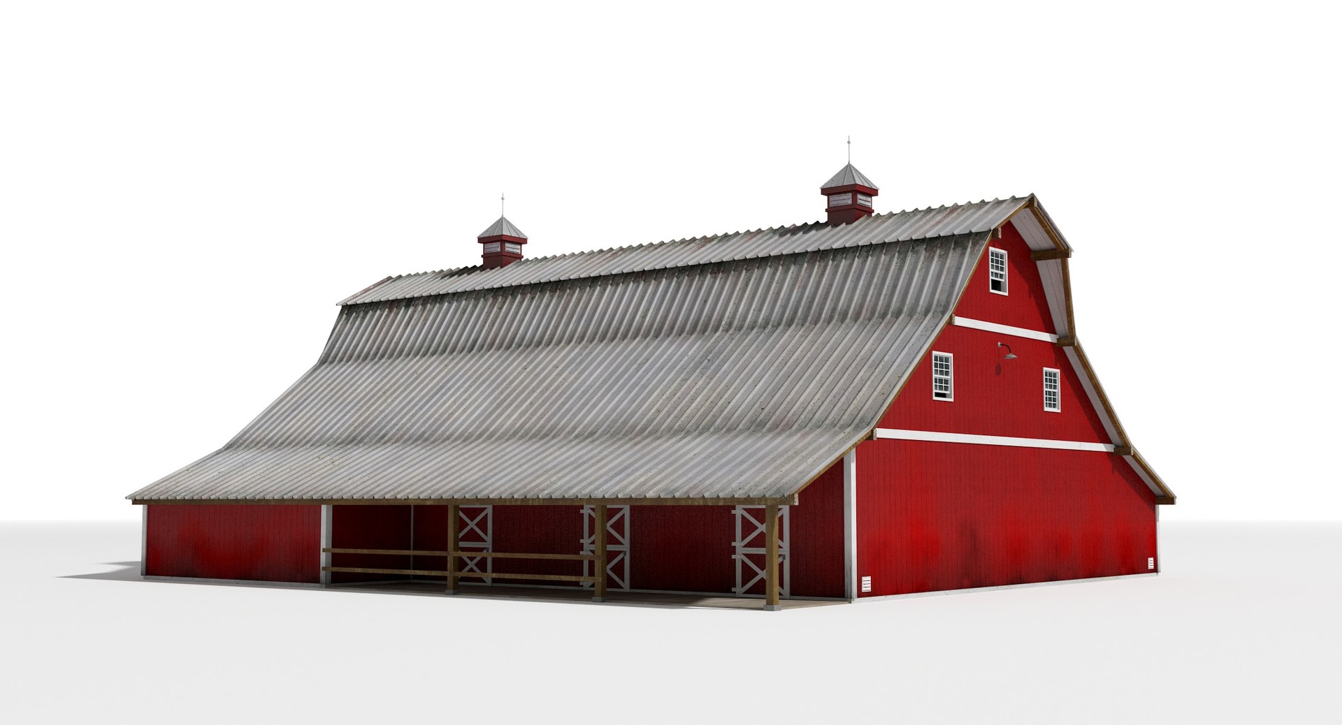 3D Barn Stable Building Interior - TurboSquid 1242498
