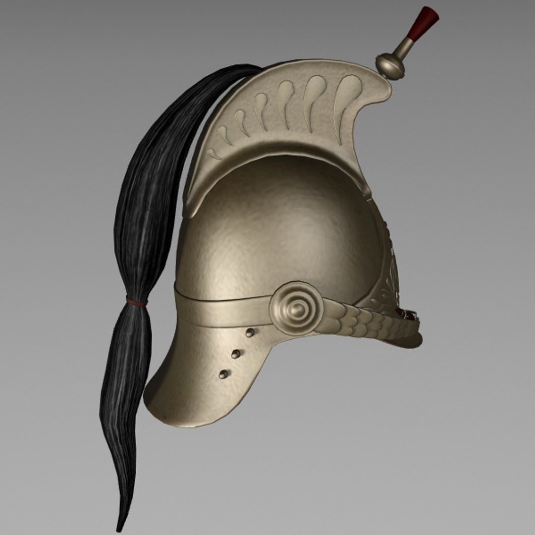 3d Model Dragoon Helmet